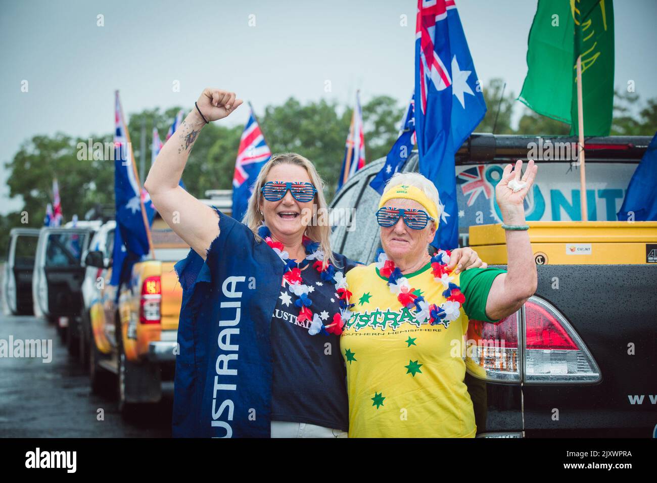 Debbie Cotton (left) and her Mother Mary Wunsch are seen during ...
