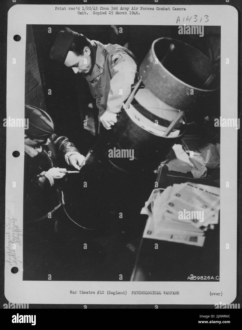 Capt. John V. Keck, Ordnance Officer At The Chelveston Air Base ...