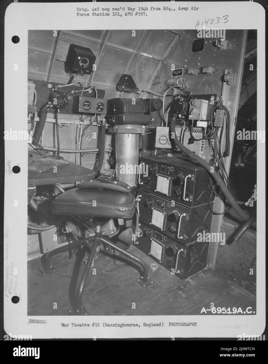 A K-24 Camera With An Unusual Lens Shield And A Set Of Aps-20 Radar ...