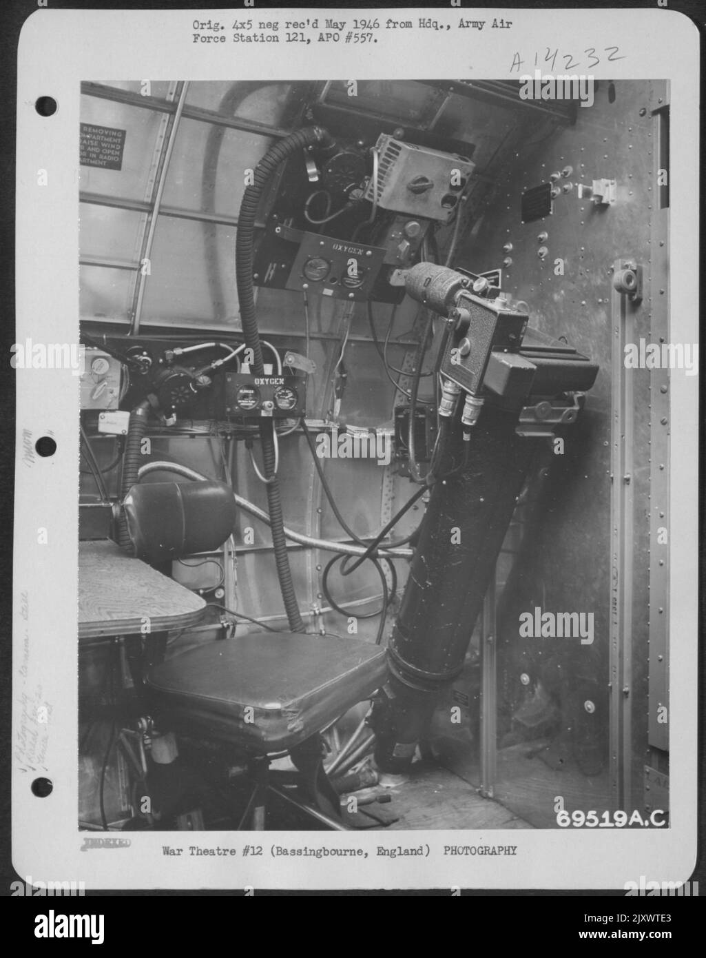 A K-24 Camera With An Unusual Lens Shield And A Set Of Aps-20 Radar Equipment Installed In A ...