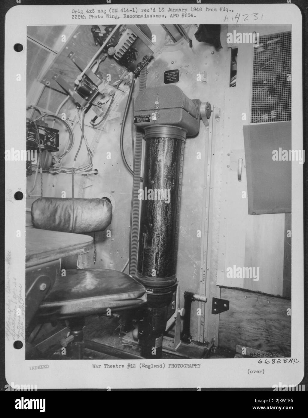 A K-24 Camera With An Unusual Lens Shield And A Set Of Aps-20 Radar ...