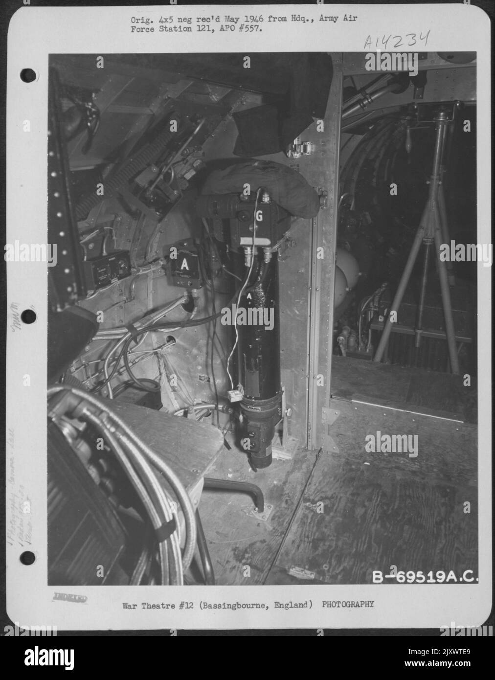 A K-24 Camera With An Unusual Lens Shield And A Set Of Aps-20 Radar ...