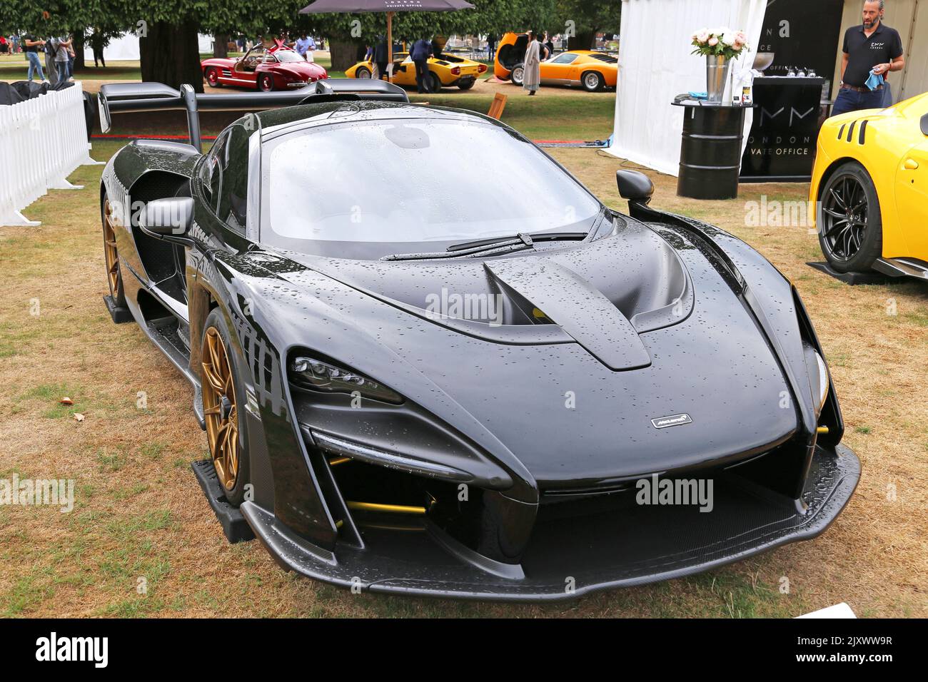 McLaren Senna (2018). Trade Stand, Concours of Elegance 2022, Hampton ...