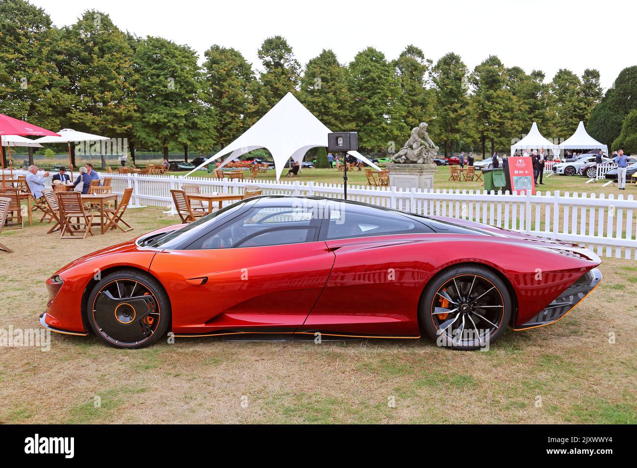 McLaren Speedtail Hybrid (2022). Trade Stand, Concours of Elegance 2022 ...