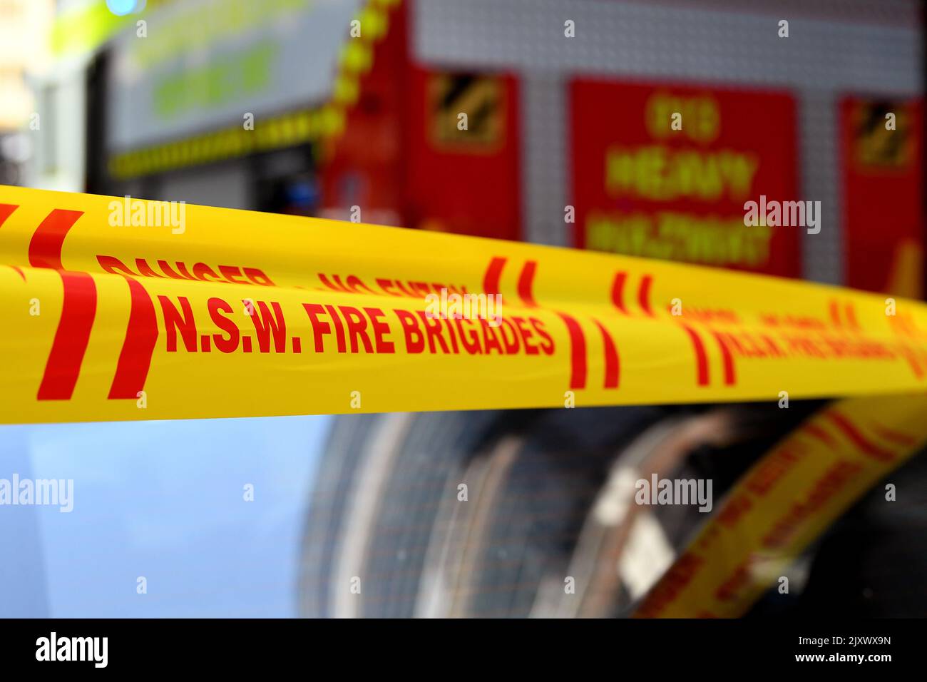 A generic image of NSW Fire and Rescue signage seen outside 52 Martin ...