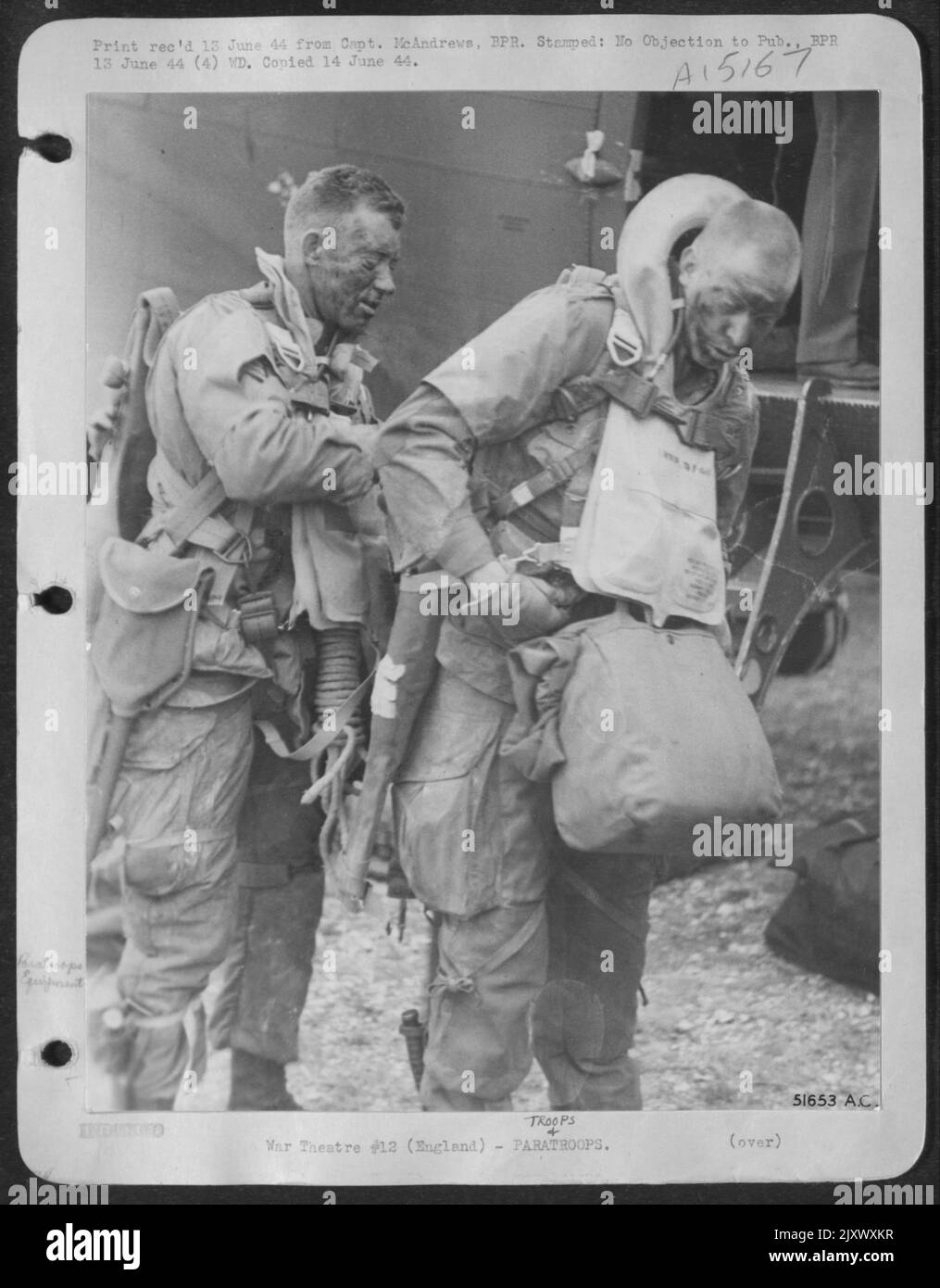 MEN FROM MARS. ... Rigged up, blackened and heavily armed these men ...