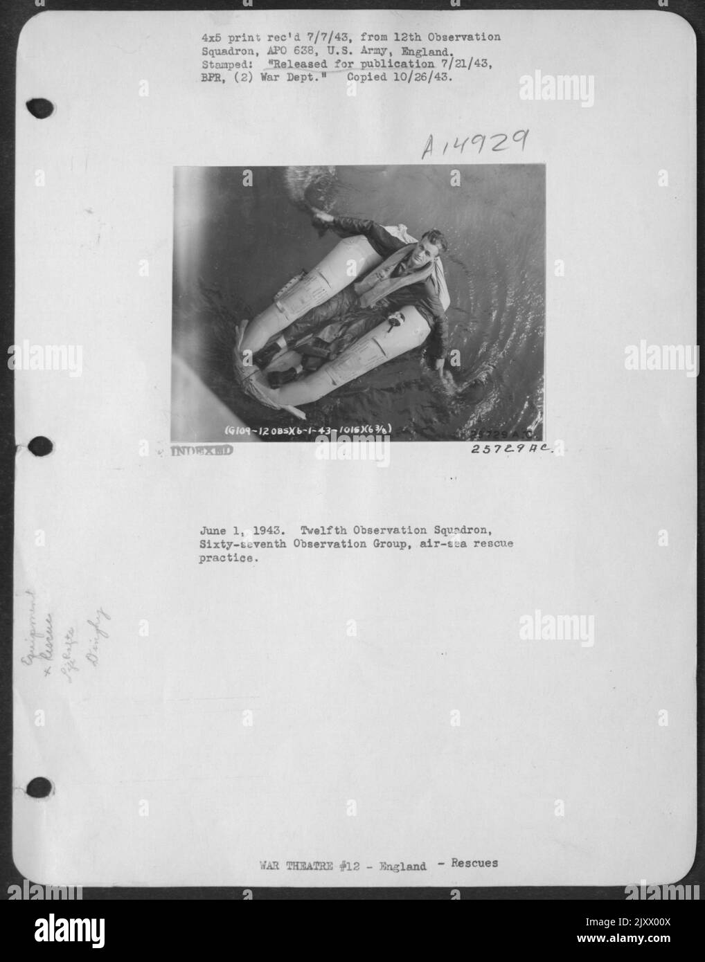 June 1, 1943. Twelfth Observation Squadron, Sixty-seventh Observation ...