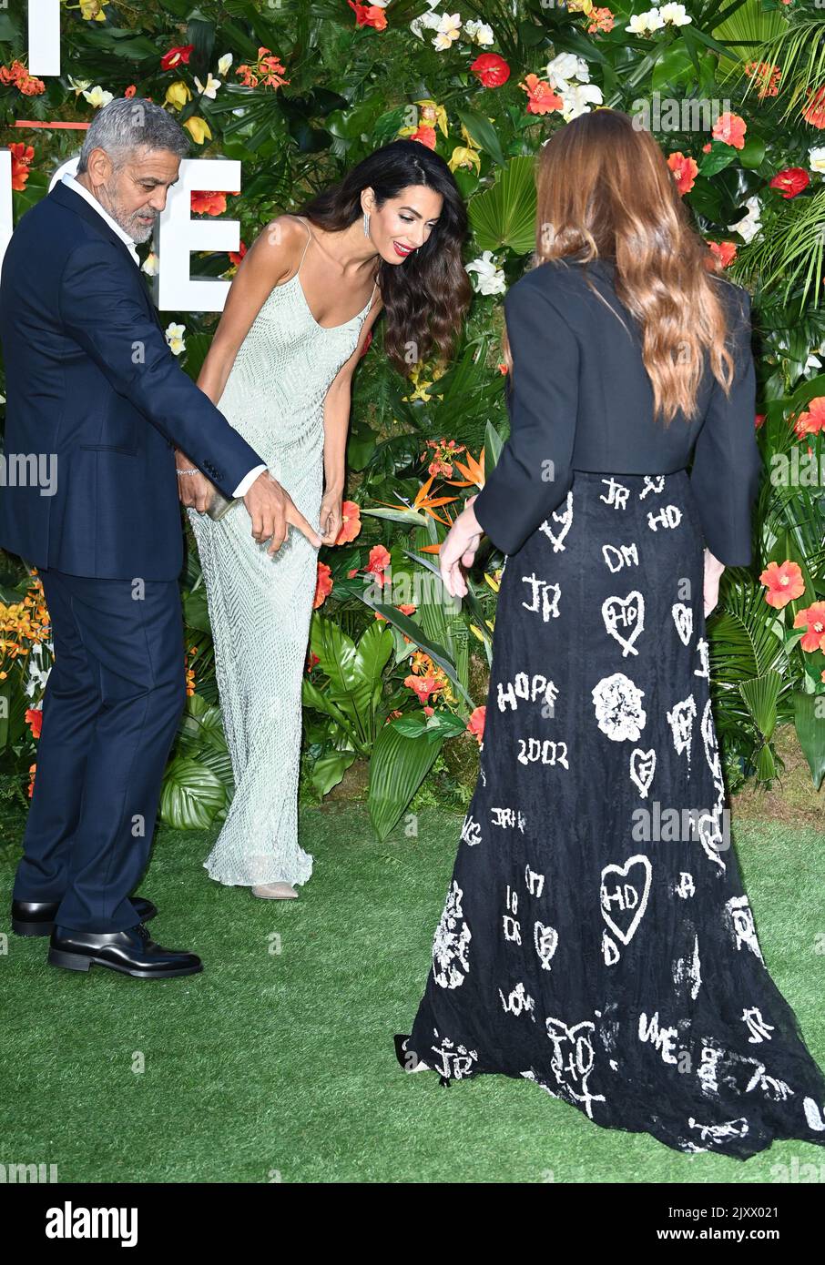 London, UK. September 7th, 2022. London, UK. Julia Roberts, George ...