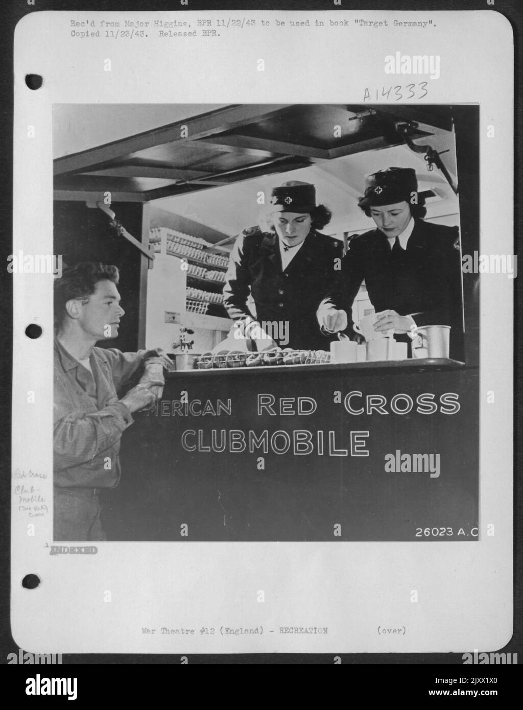 SOMEWHERE IN GREAT BRITAIN--The "Clubmobile traveling Red Cross club on ...