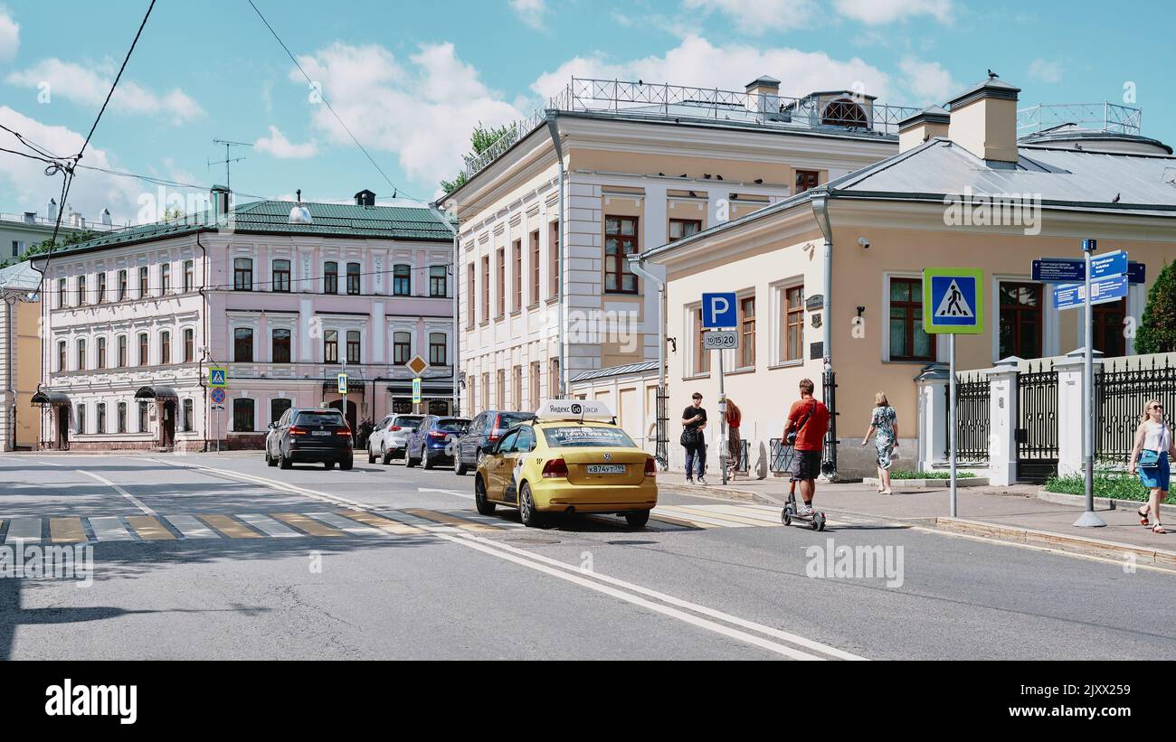 Vorontsovo Pole Street, view of the city estate of the 18th-19th ...