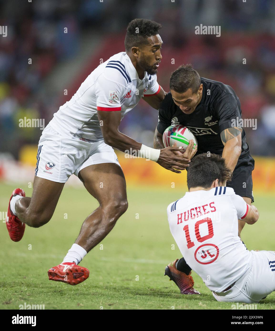 Trael Joass of New Zealand during the Sydney 7's MenÕs Cup Final ...