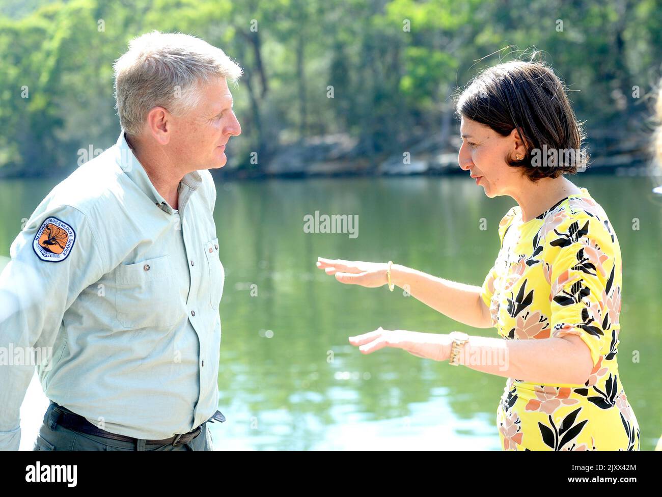NSW Premier Gladys Berejiklian and Operations Manager of the National ...