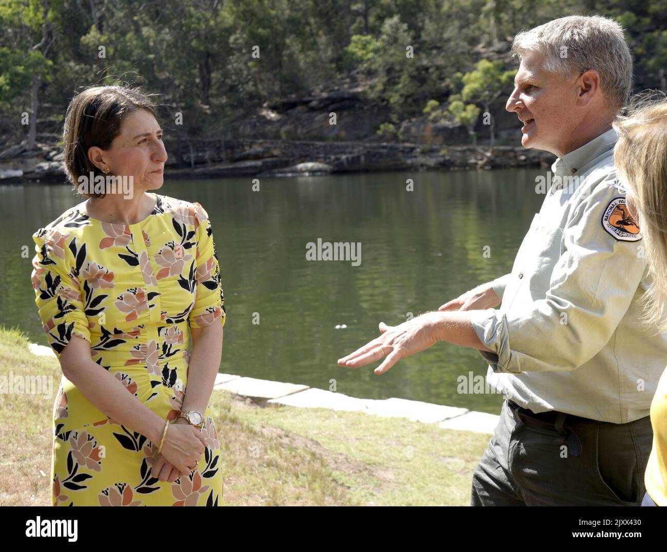 NSW Premier Gladys Berejiklian and Operations Manager of the National ...