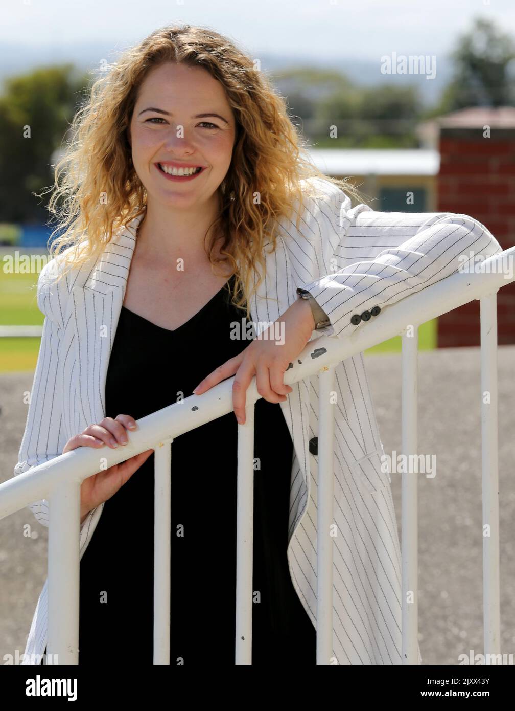 Labor Candidate for Boothby Nadia Clancy poses for a photograph during ...