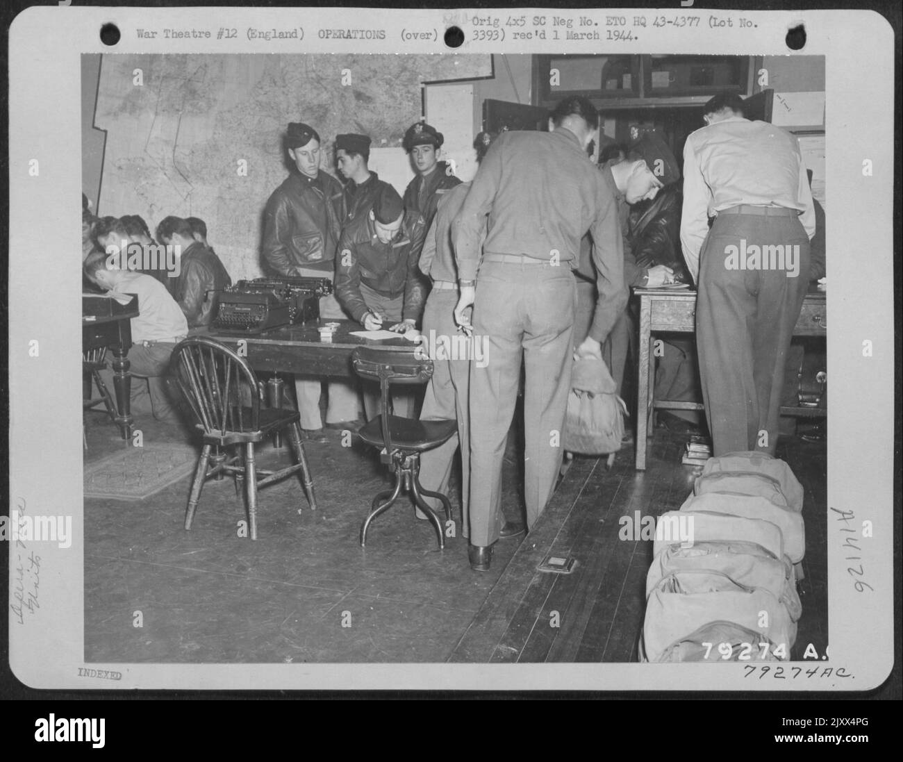 Escape Kits Are Distributed To Crew Members Of The Boeing B-17 "Our ...