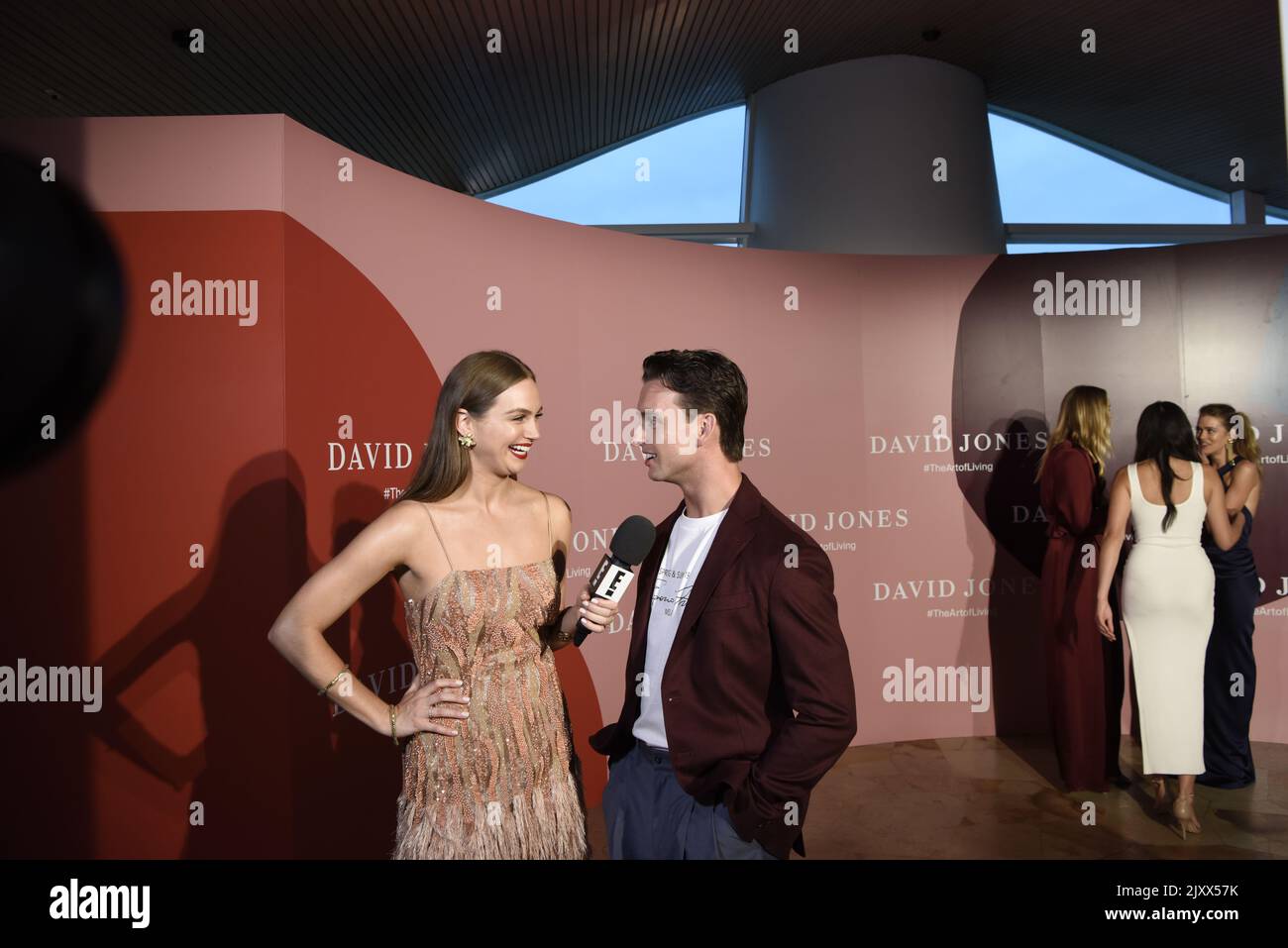 David Jones models and fashion industry personalities are seen on the ...