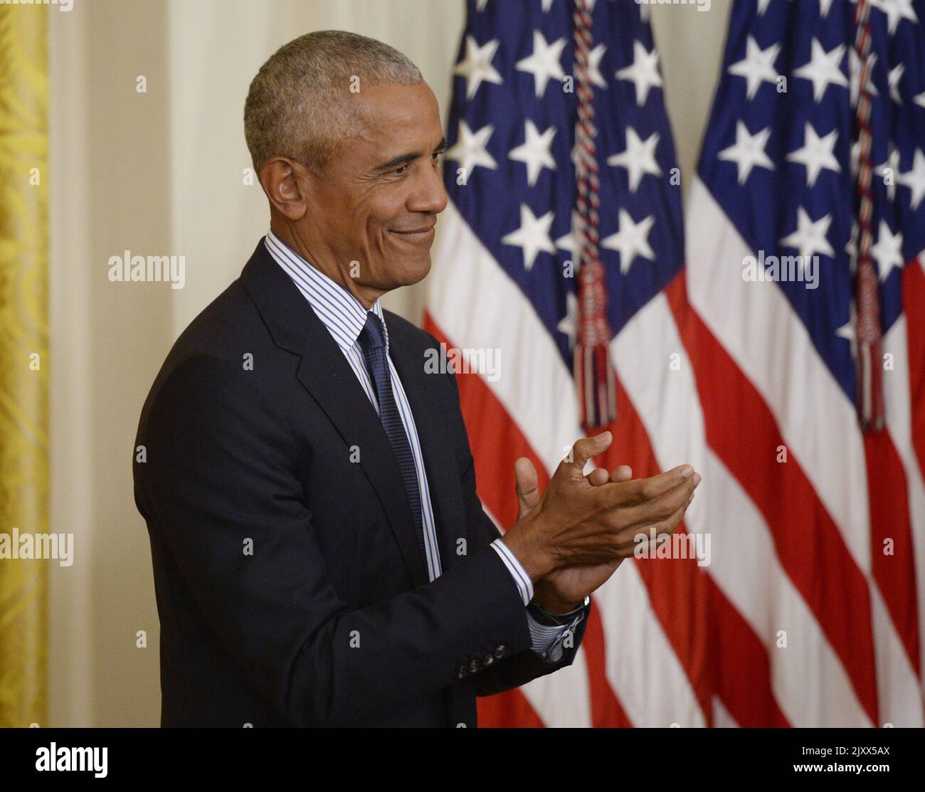 Michelle obama barack 2022 hi-res stock photography and images - Alamy