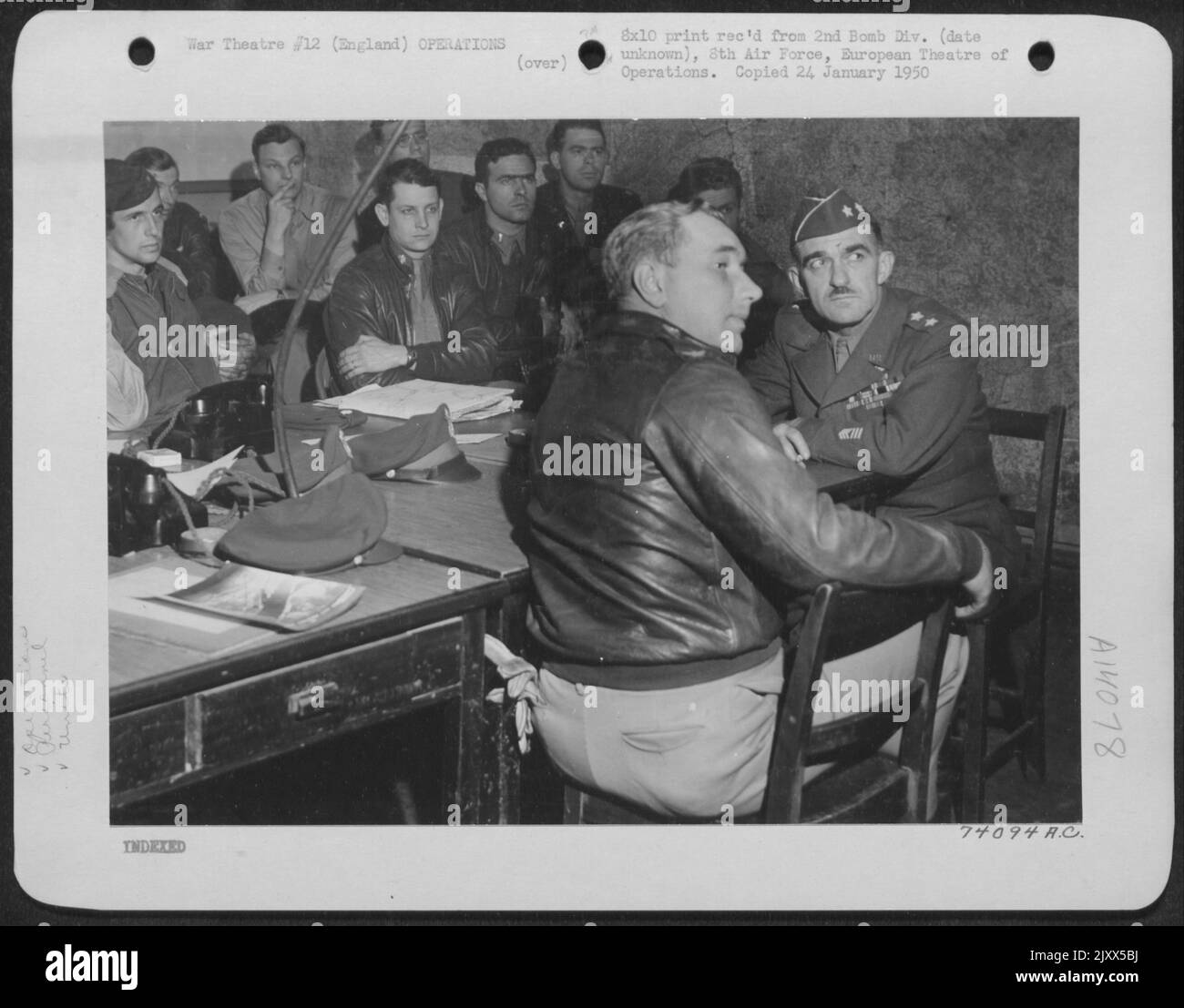 Air division officers Black and White Stock Photos & Images - Alamy