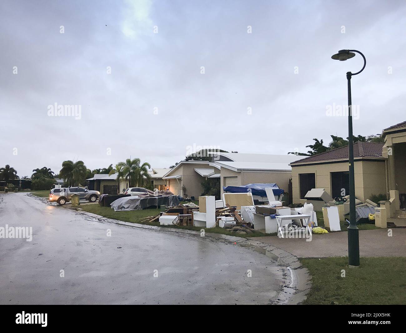 The clean up begins in Annandale following major flooding of the Ross ...