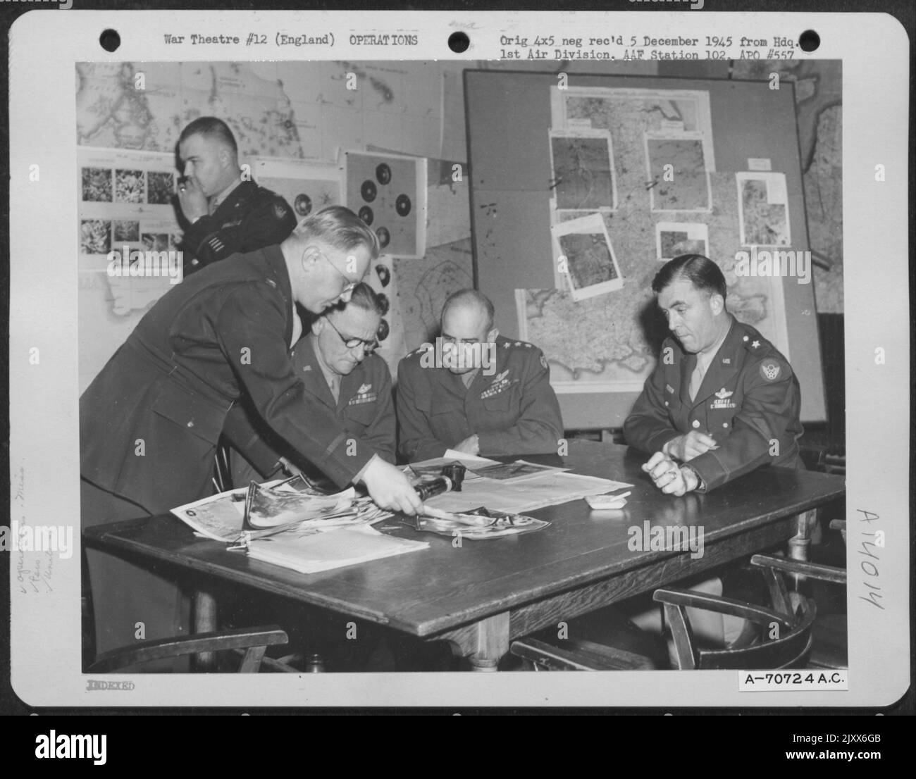 Brig. Gen. Howard M. Turner, Gen. Carl A. Spaatz And Lt. General James ...