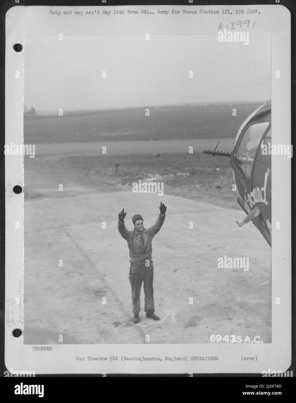 M/Sgt. Murdock, A Member Of The 322Nd Bomb Squadron, 91St Bomb Group ...