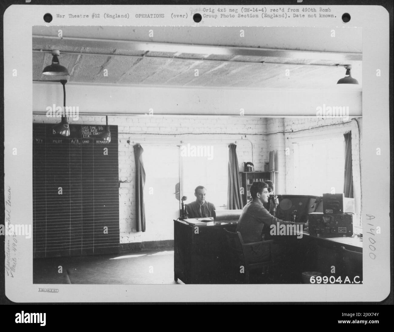 These Men In The Control Tower Direct Take-Offs And Landings Of The ...