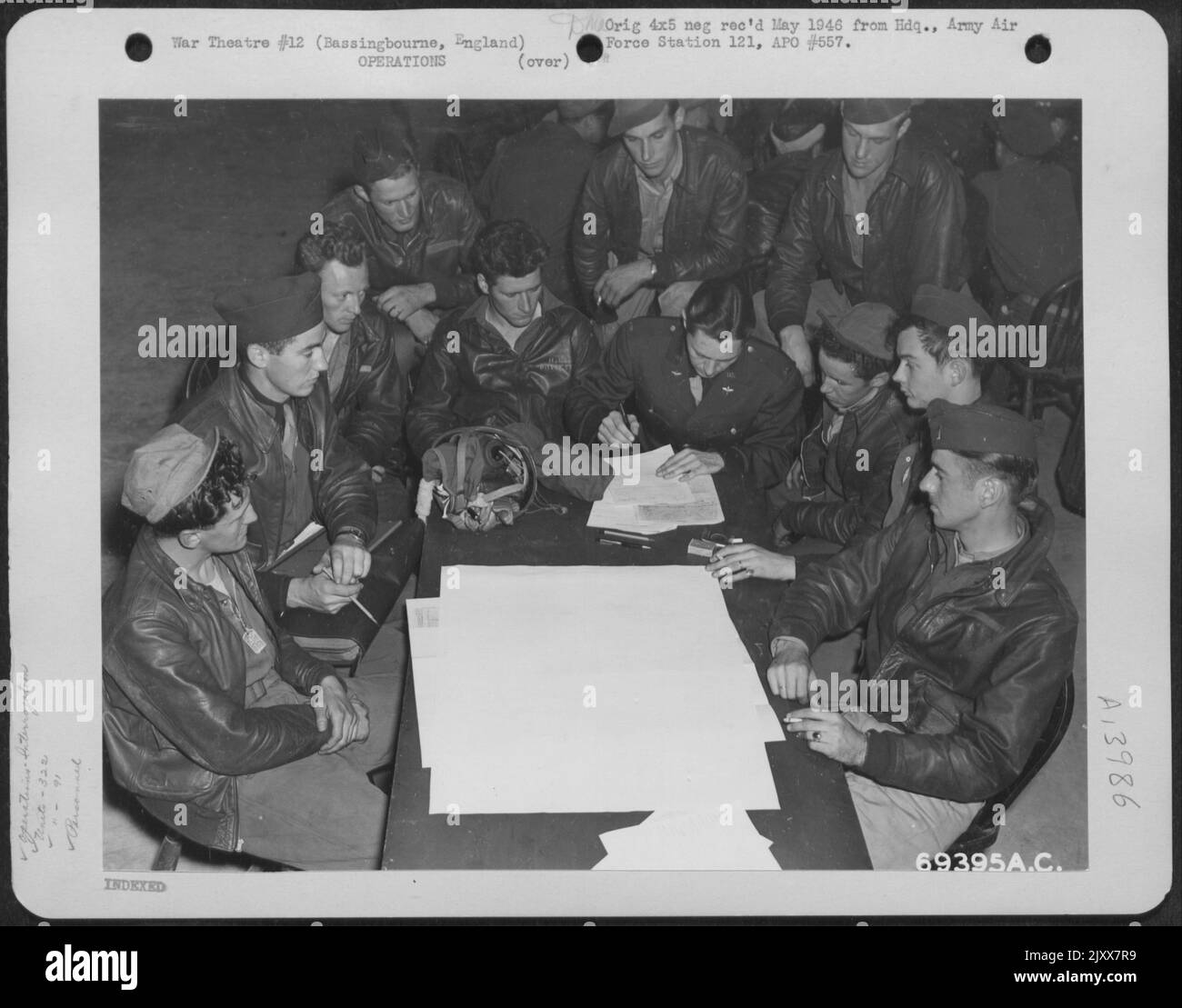 Men Of The 322Nd Bomb Squadron, 91St Bomb Group, Based In Bassingbourne ...
