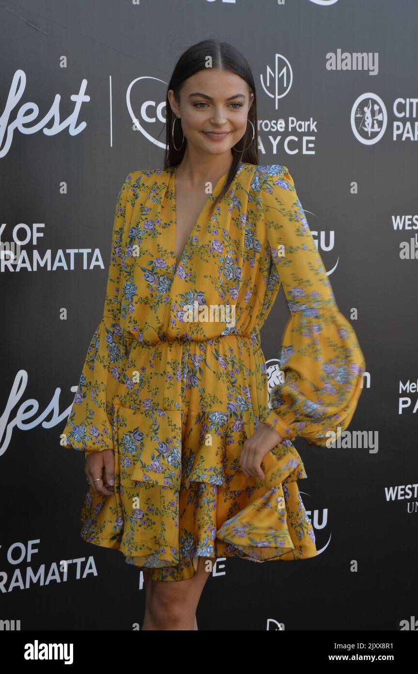 Tiarne Coupland walks the black carpet during the 2019 Tropfest film ...