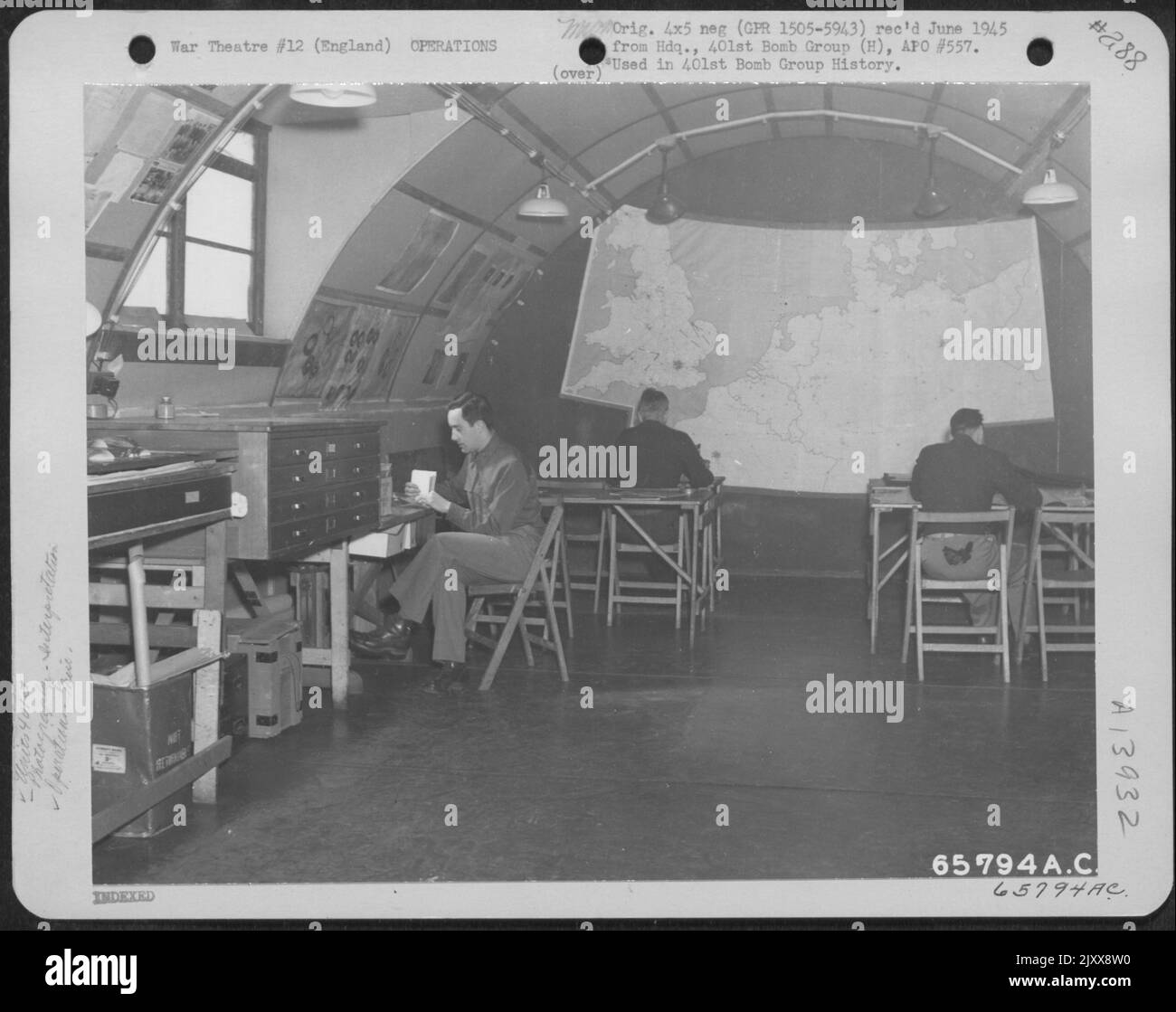 Photo Fact Finding Building Of The 401St Bomb Group Is Nicknamed 'The ...