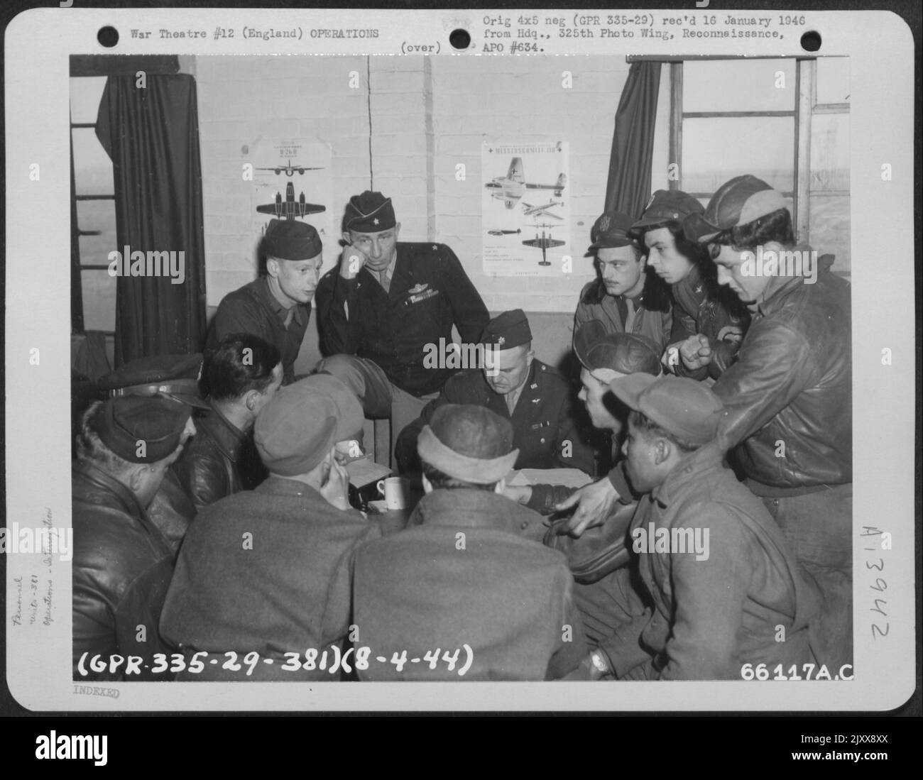 Brig. Gen. Auby C. Strickland, Colonel Harry Leber And Major Kidd, Of ...