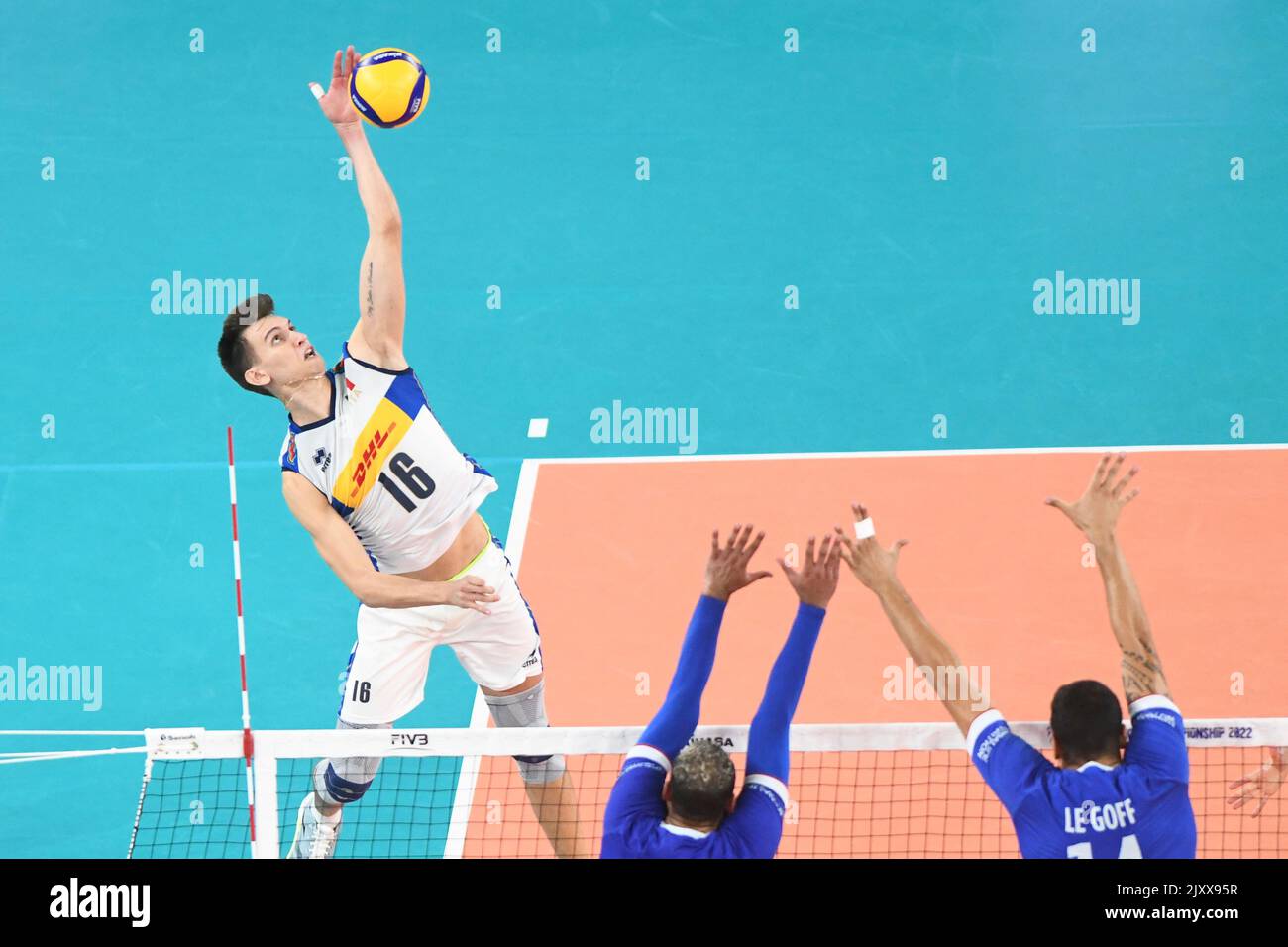 Yuri Romano (Italy). Volleyball World Championship 2022. Quarter Finals ...