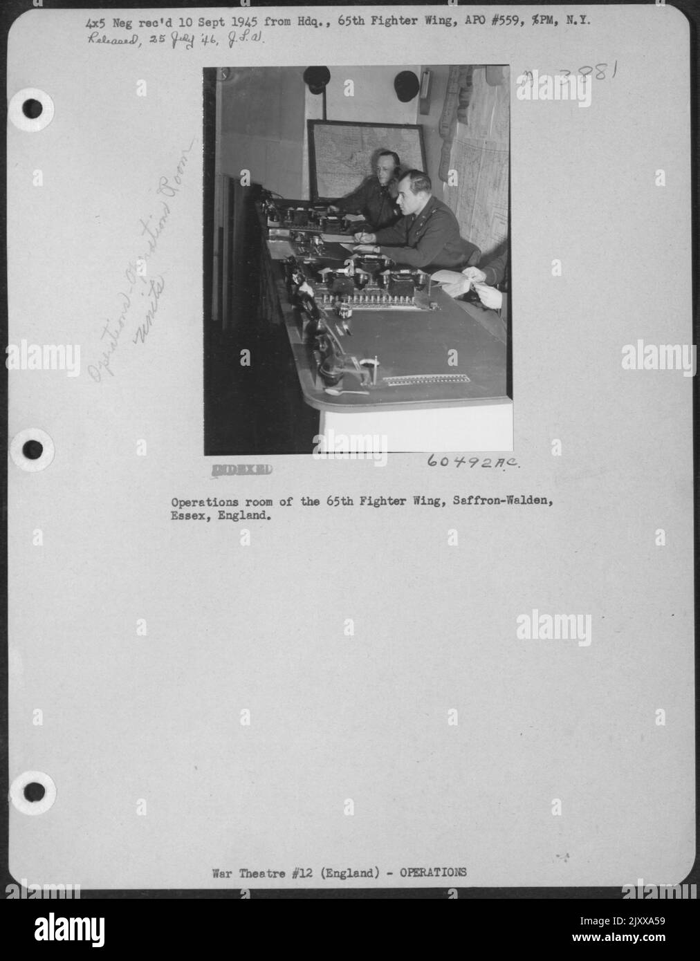 Wwii operations room hi-res stock photography and images - Alamy