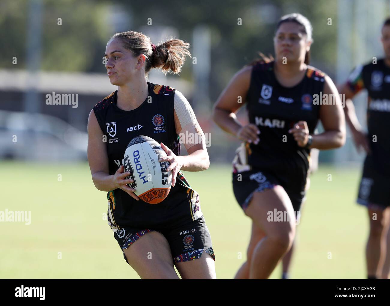 Sharon McGrady at the NRL All Stars training at Gosch's paddock in ...