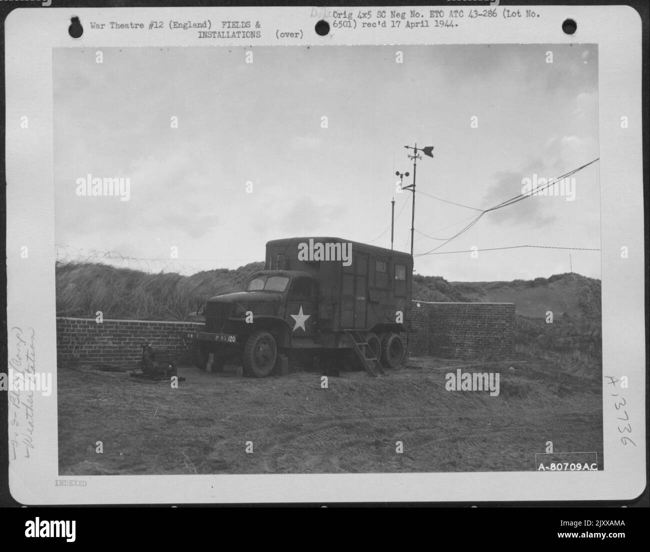 Usaf Weather Van At The Weather Station At Devon, England. 4 December ...
