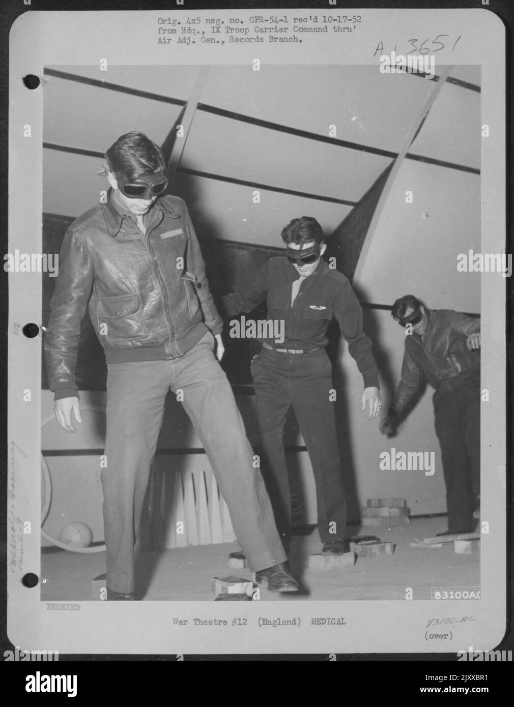 Members Of The 9Th Troop Carrier Command Take Tests In Night Vision ...