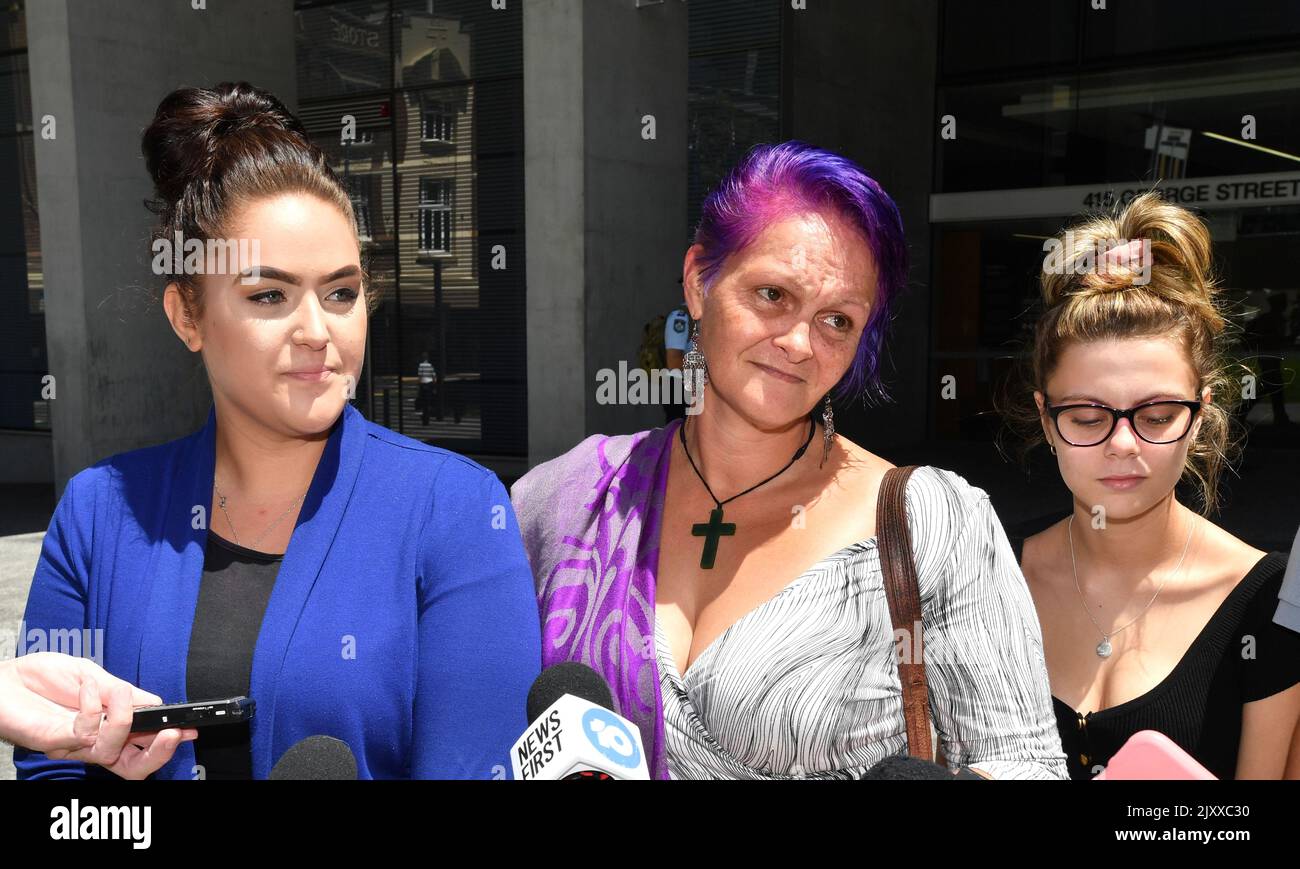 Jazlin Telfer-Chapman (left) and Varri Telfer (centre), who is the wife ...