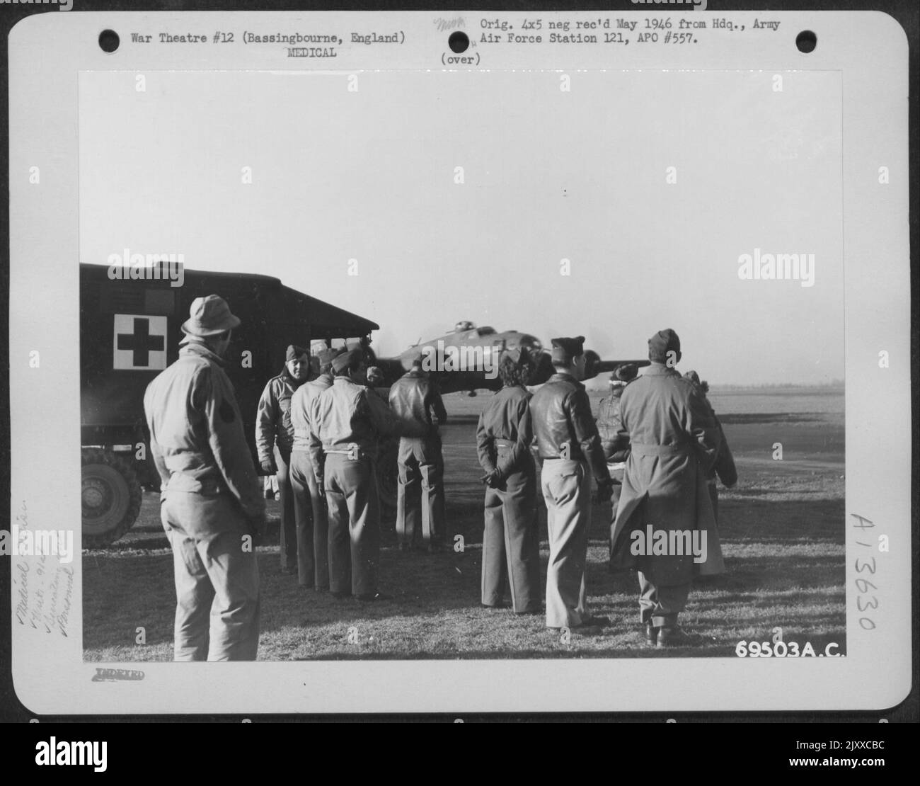 An Army Chaplain, Capt. "Doc" Miner, A Flight Nurse And Ground Crew ...