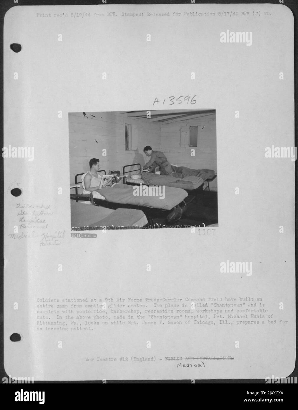 Soldiers Stationed At A 9Th Air Force Troop Carrier Command Field Have ...