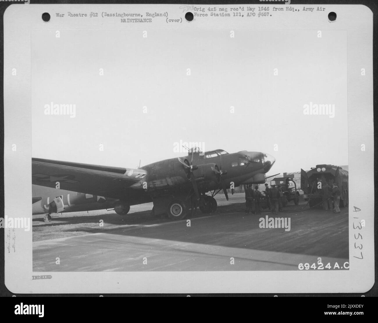 Men Of The 91St Bomb Group At Bassingbourne, England, "Kill Two Birds ...