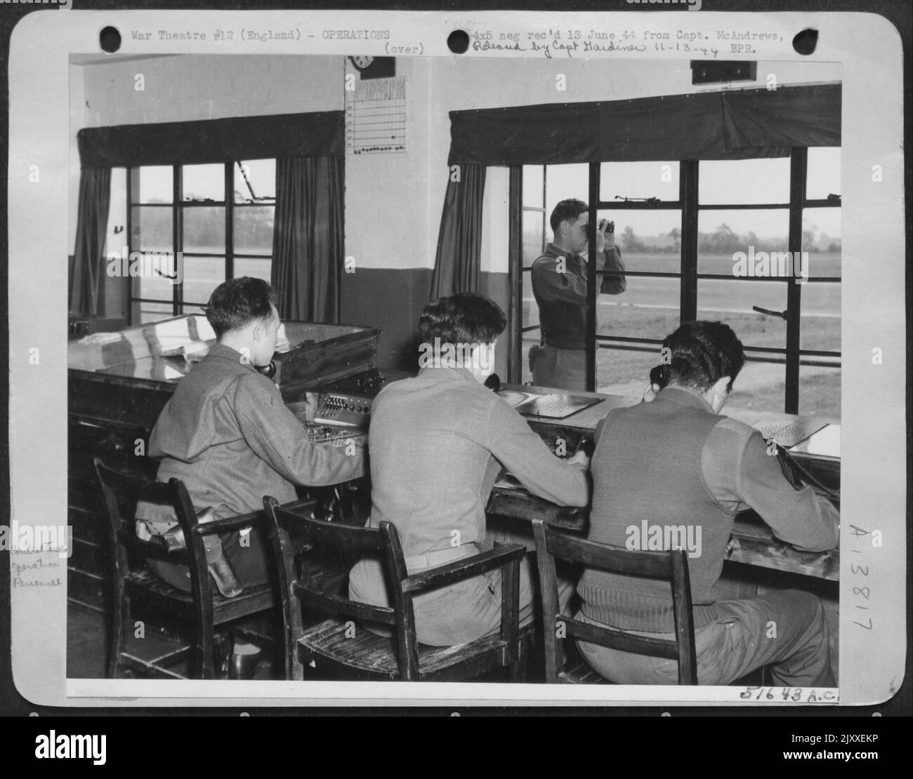 Here are the men at the end of the England--France shuttle service ...