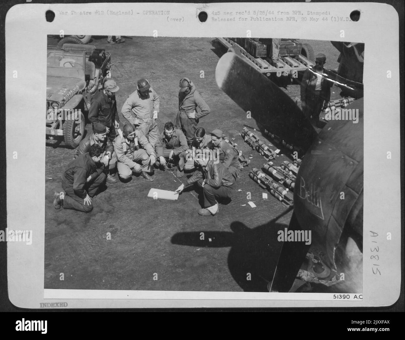 MISSION AHEAD: Pilot and crew members of this Boeing B-17 Flying ...