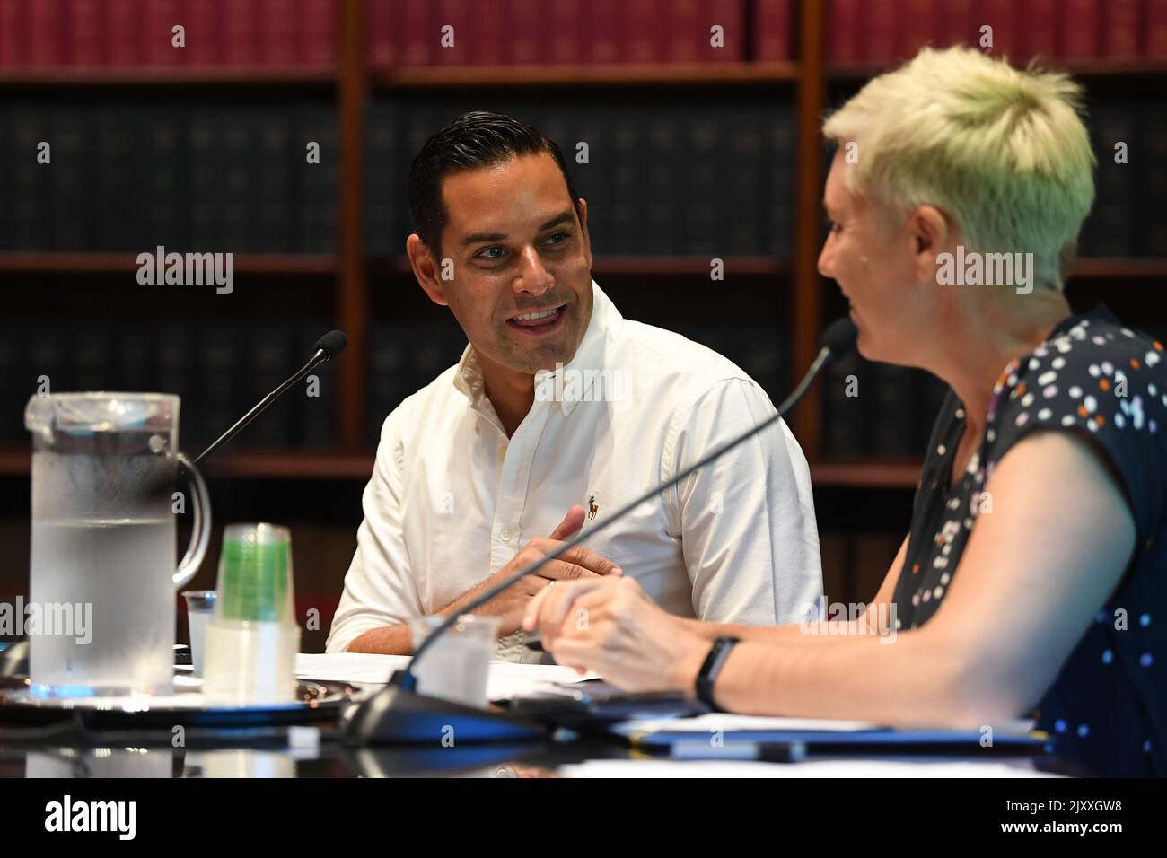 Greens NSW MP Cate Faehrmann (right) and Independent member for Sydney ...