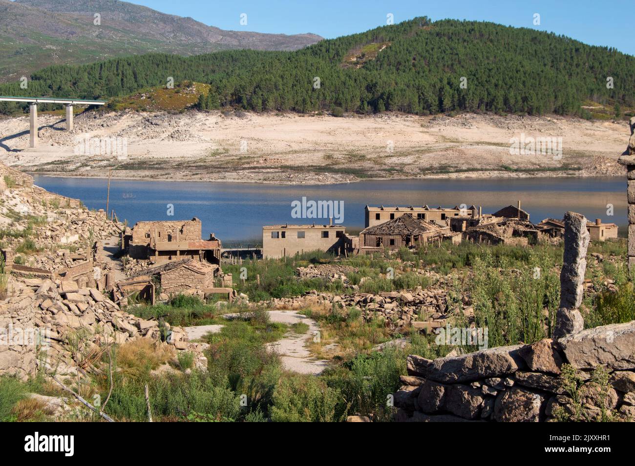 Aceredo, ancient village submerged. Aceredo, Spain Stock Photo - Alamy