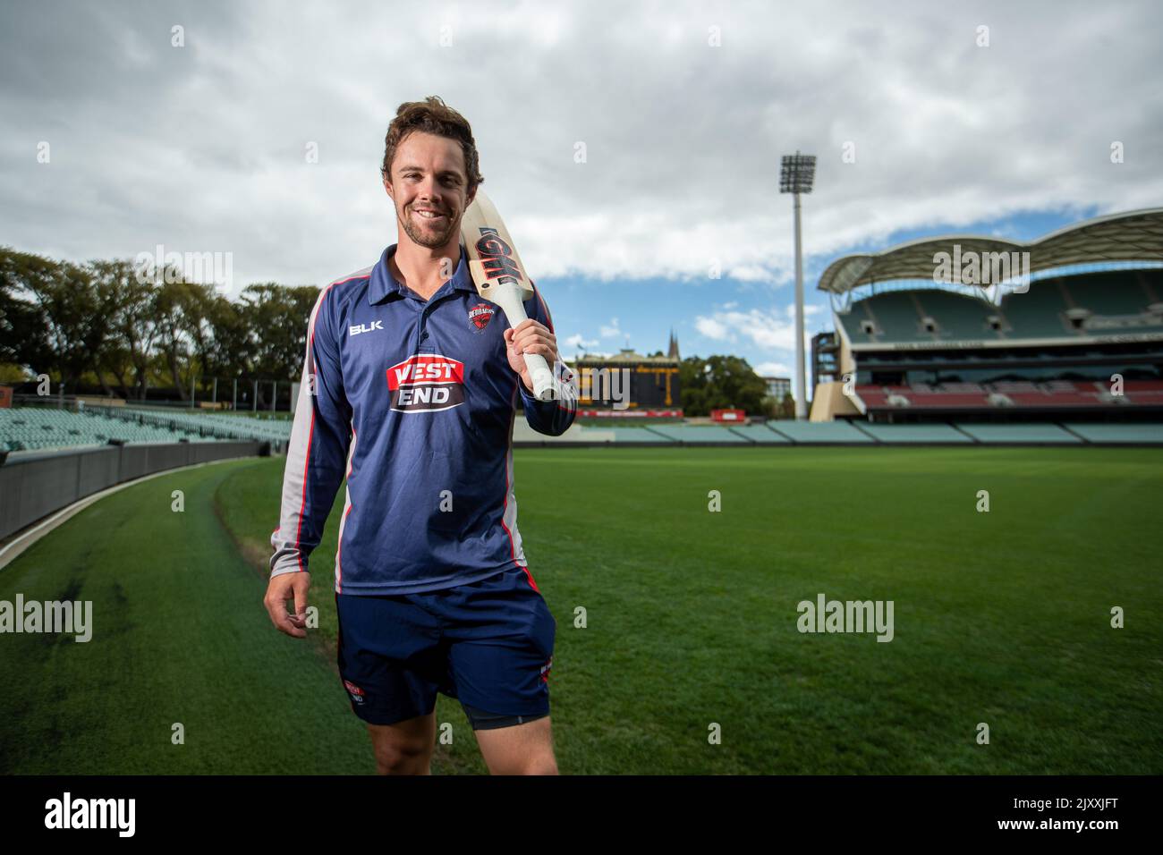 South Australian cricket captain Travis Head poses for a photograph at ...