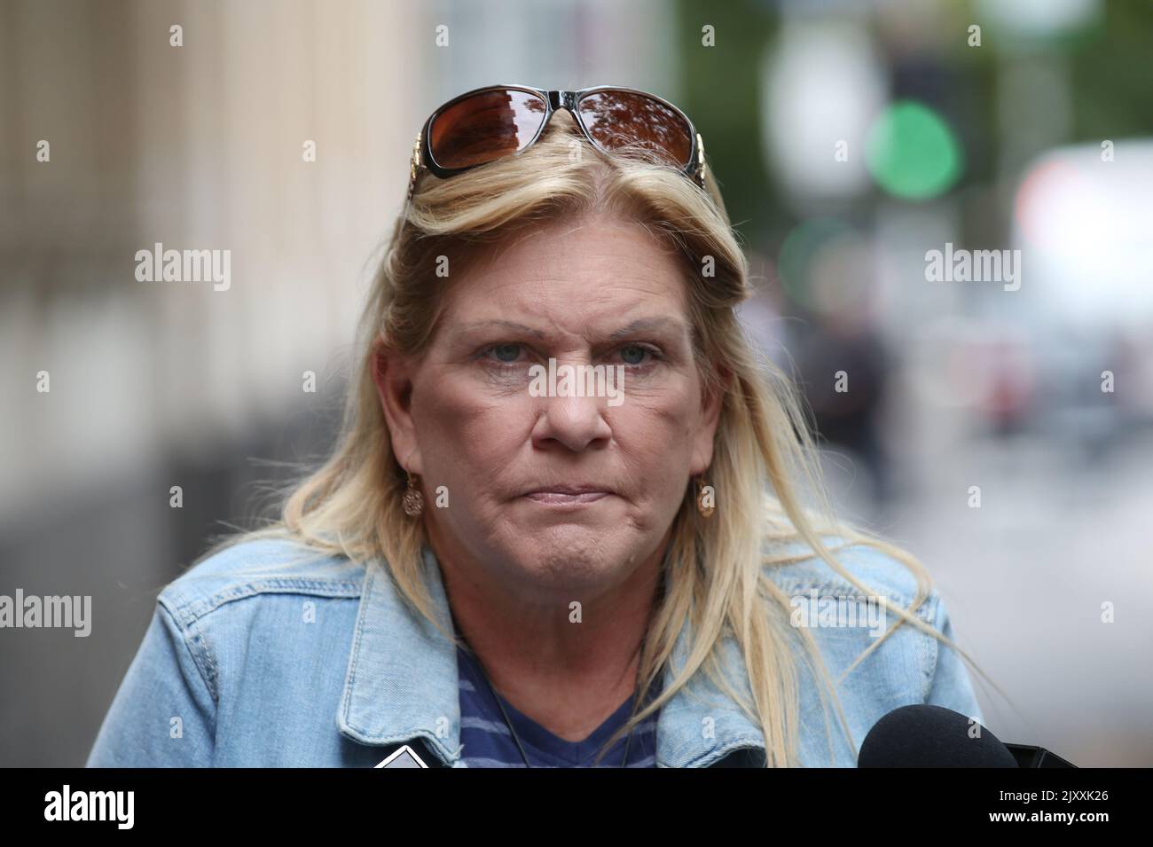 Tracey Cartwright leaves the Victorian Supreme Court where she was ...