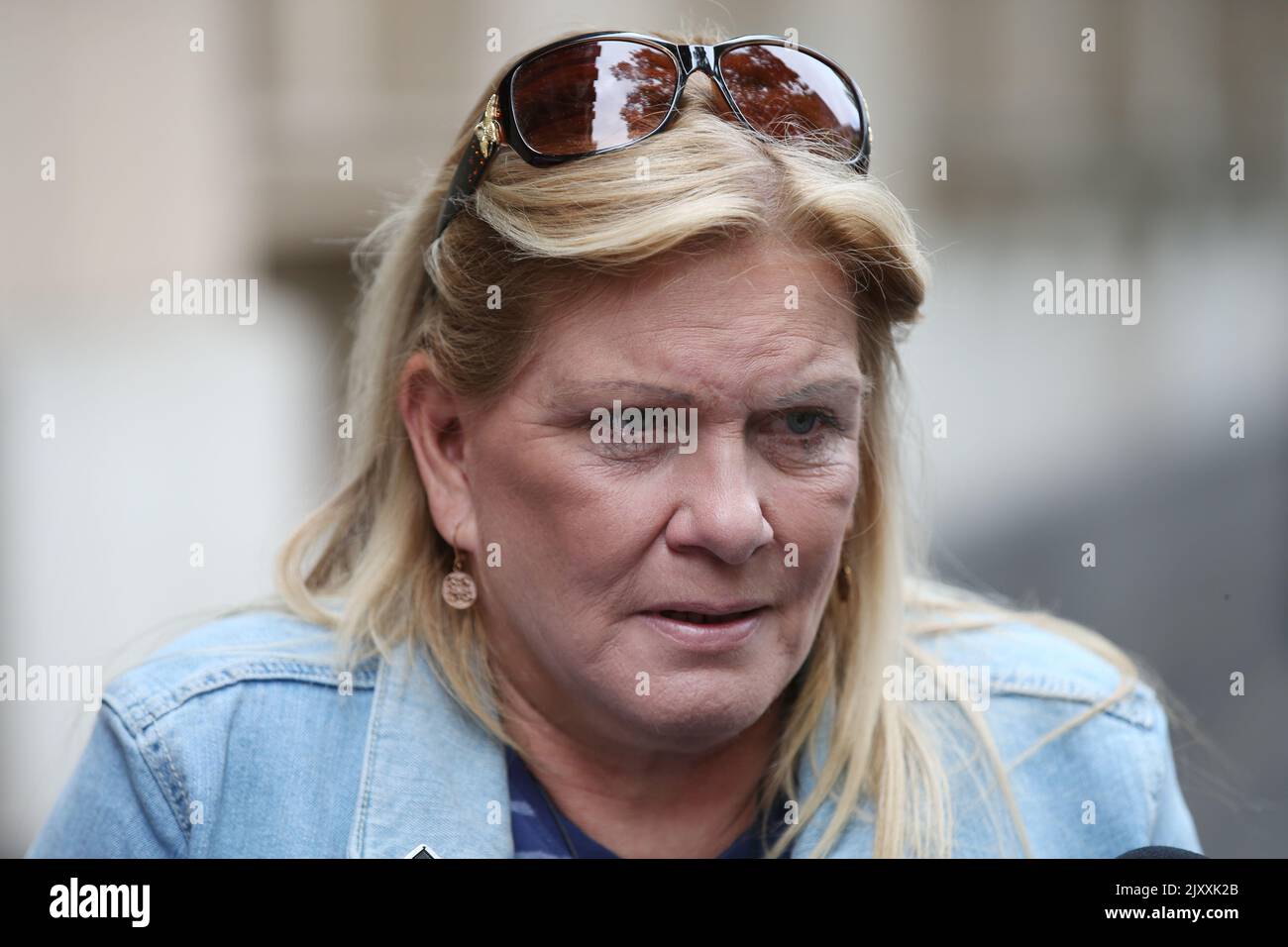 Tracey Cartwright leaves the Victorian Supreme Court where she was ...