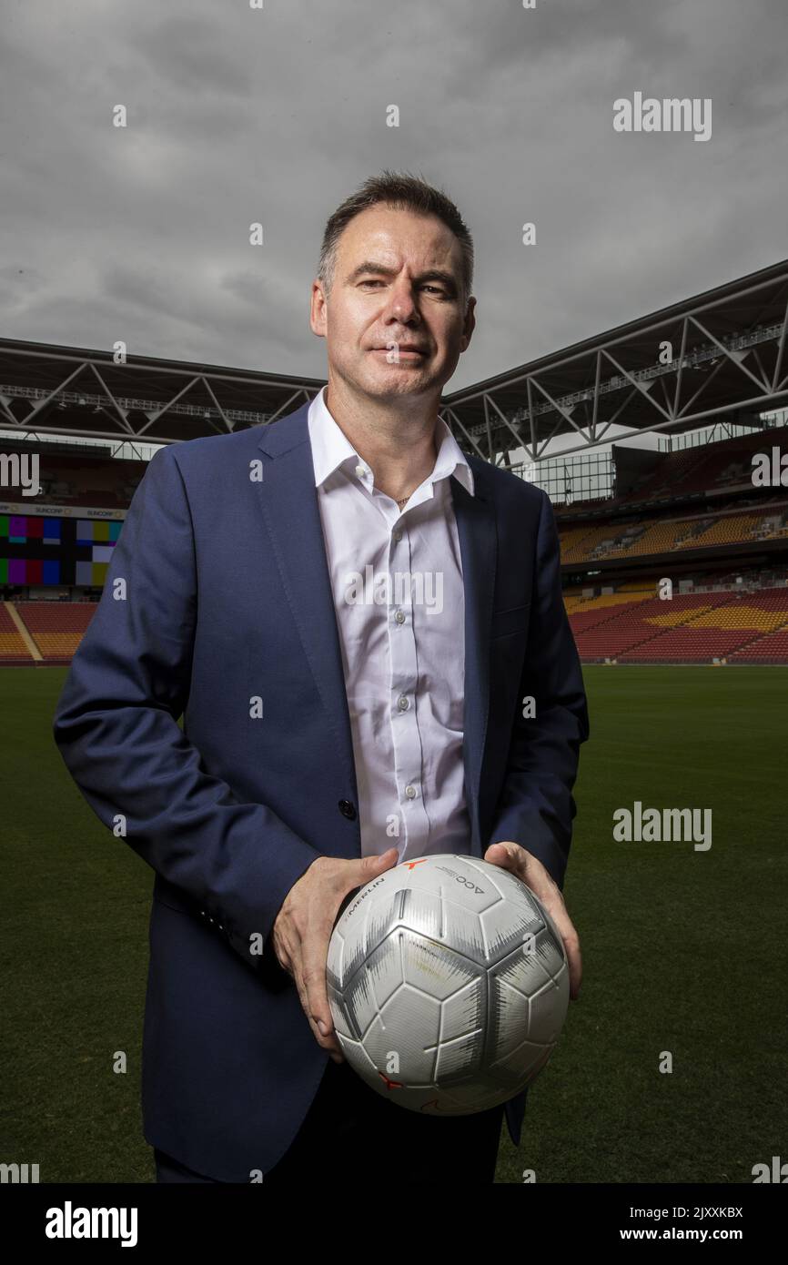 Ante Milicic poses for a portrait at Suncorp Stadium after being ...