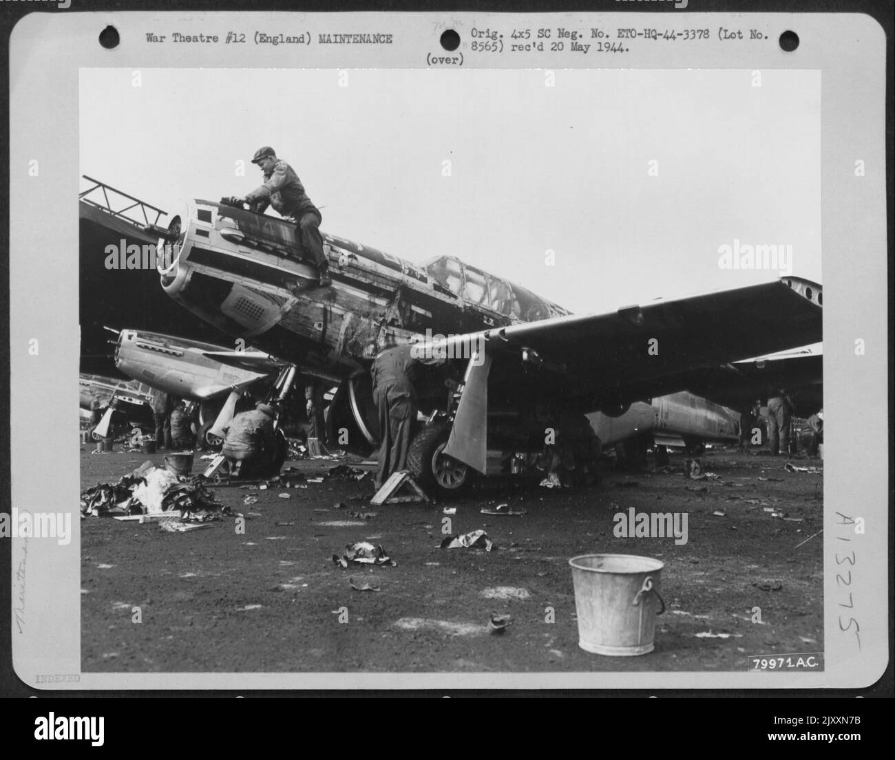 Air Force Mechanics Remove The Protective Grease Coating From Newly ...