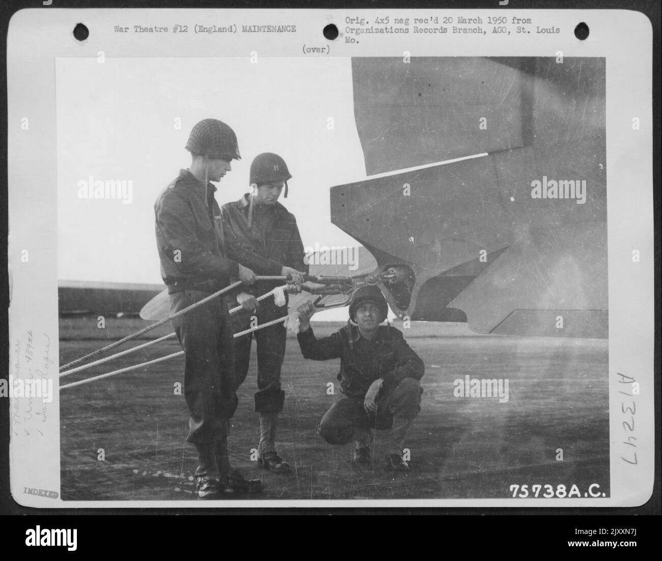 Aircrew members from air Black and White Stock Photos & Images - Alamy