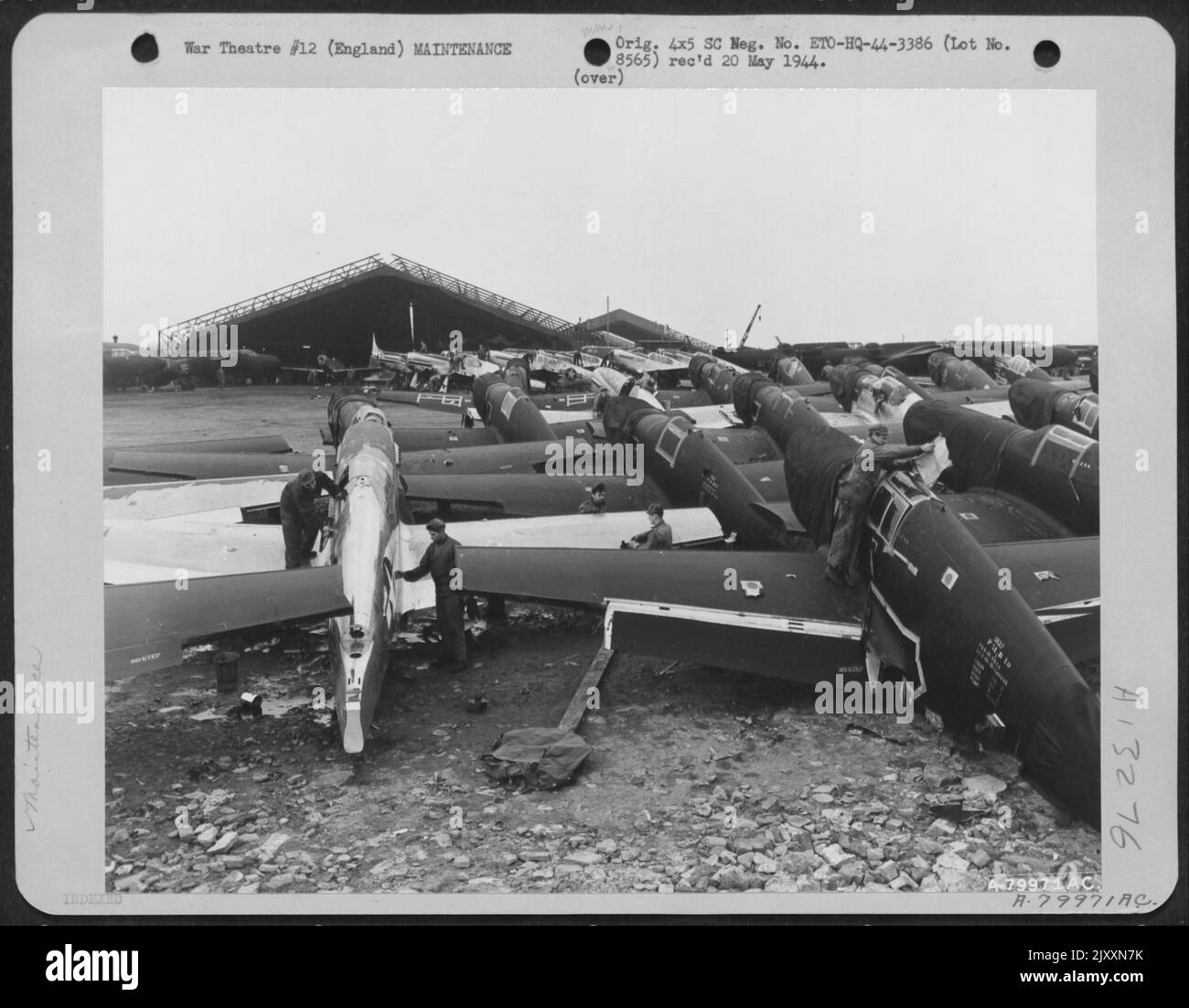 Air Force Mechanics Remove The Protective Grease Coating From Newly ...